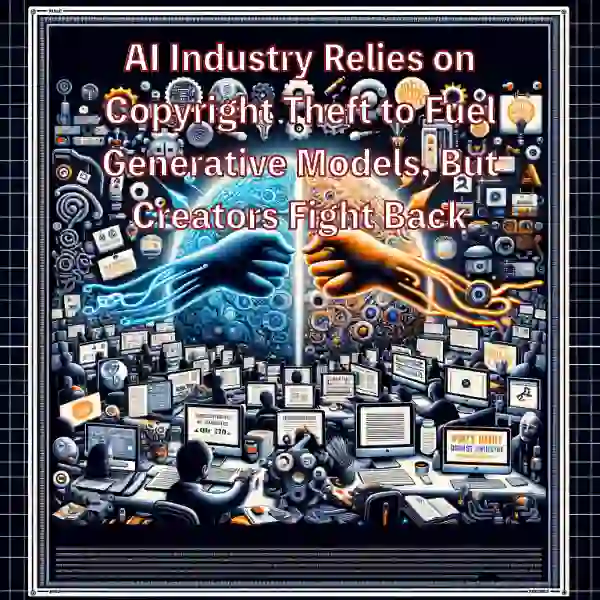 AI Industry Relies on Copyright Theft to Fuel Generative Models, But ...